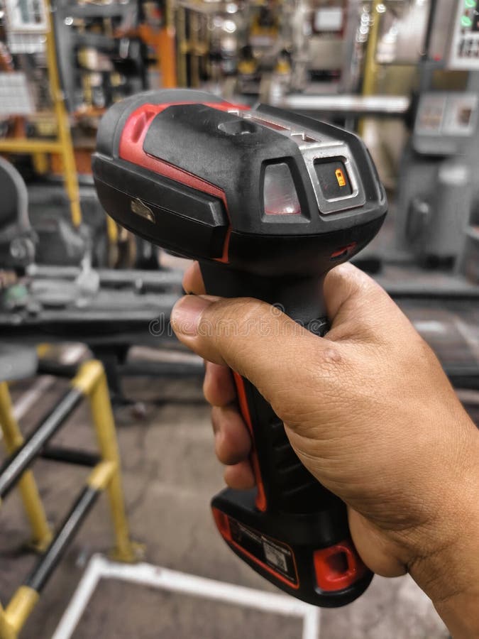 Barcode Scanner Photo Image Stock Photo - Image of horizontal, hand ...