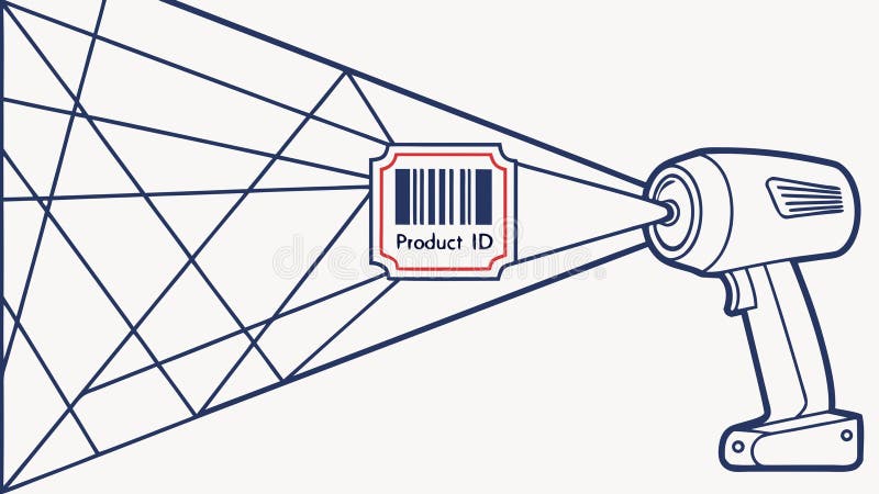 Barcode Scanner Product, Retail Technology, Vector Art, Vector Design ...