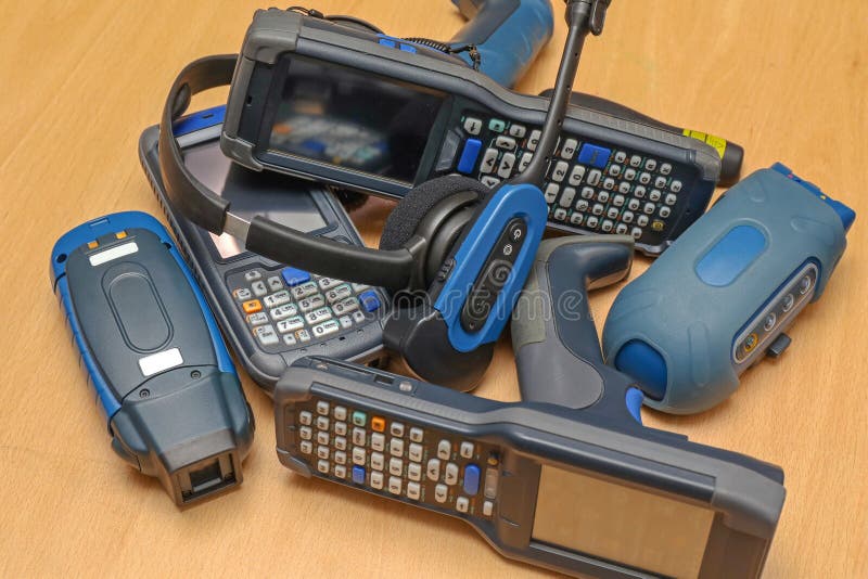 Barcode Scanner Reader Devices Stock Image - Image of electronic ...