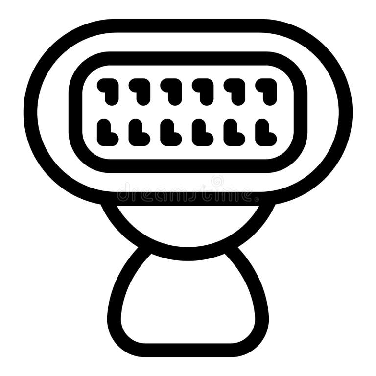 Barcode Scanner Scanning Retail Product Code Icon Stock Vector ...