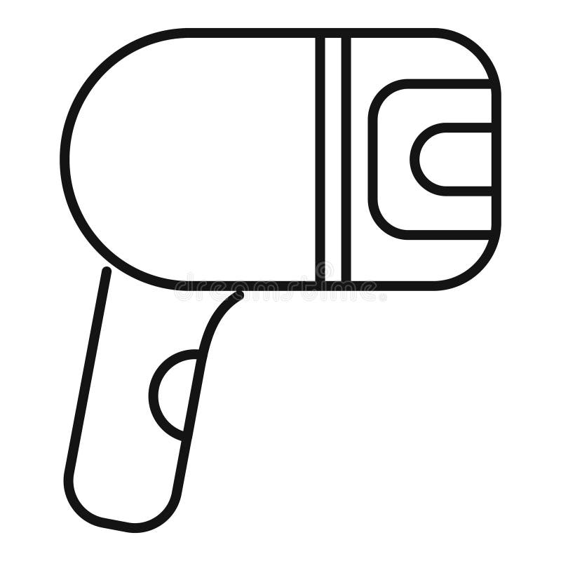 Barcode Scanner Scanning Retail Product Icon Vector Outline Stock ...