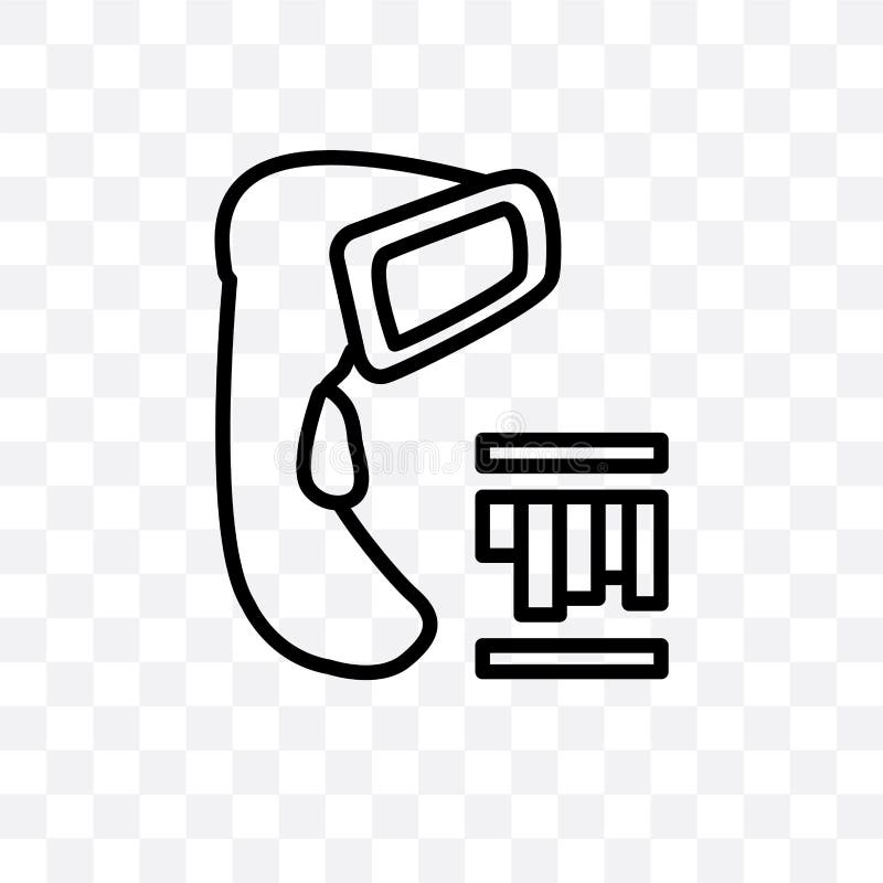 Barcode Scanner Transparent Icon. Barcode Scanner Symbol Design Stock ...