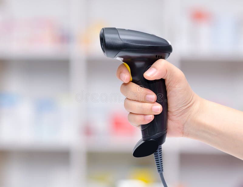 Barcode scanner stock image. Image of light, manual, hand - 56872265