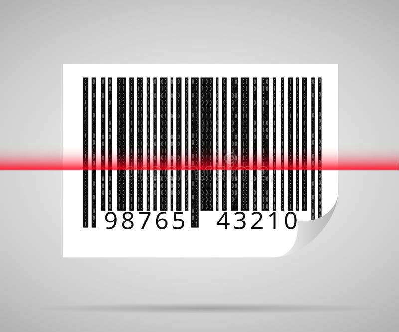 Barcode Scanning at the Warehouse Stock Vector - Illustration of order ...