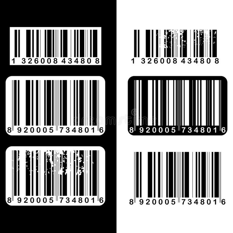 Barcode Packaging Labels Stock Illustrations – 567 Barcode Packaging ...