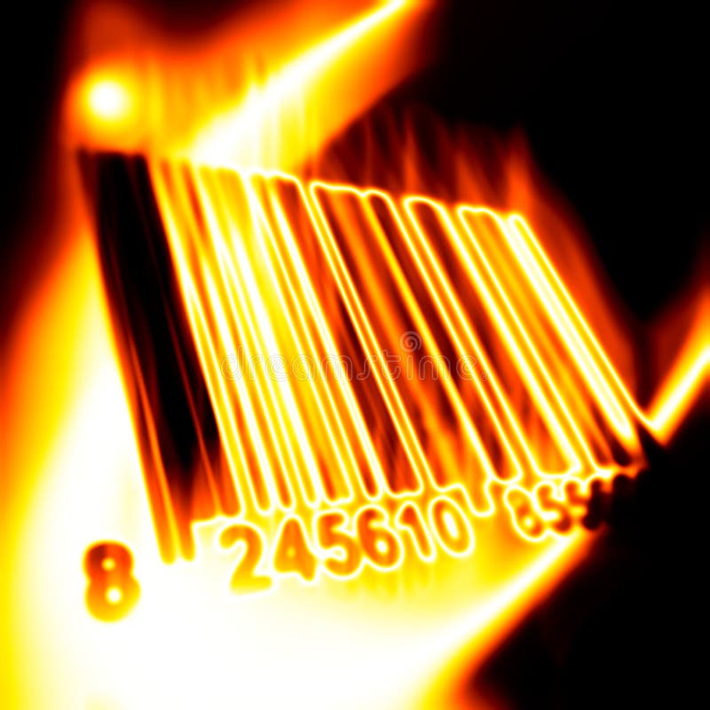 Burning Barcode Stock Illustrations – 12 Burning Barcode Stock ...