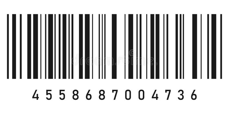 Barcode Symbol Icon. Vector Illustration Isolated on White Background ...