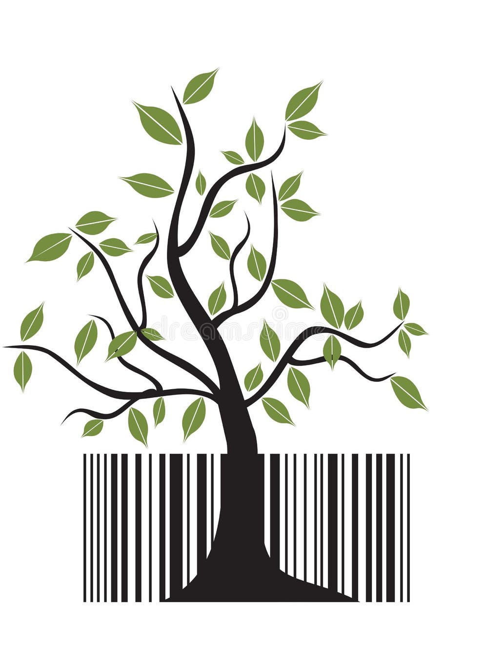 Tree Barcode Stock Illustrations – 285 Tree Barcode Stock Illustrations ...