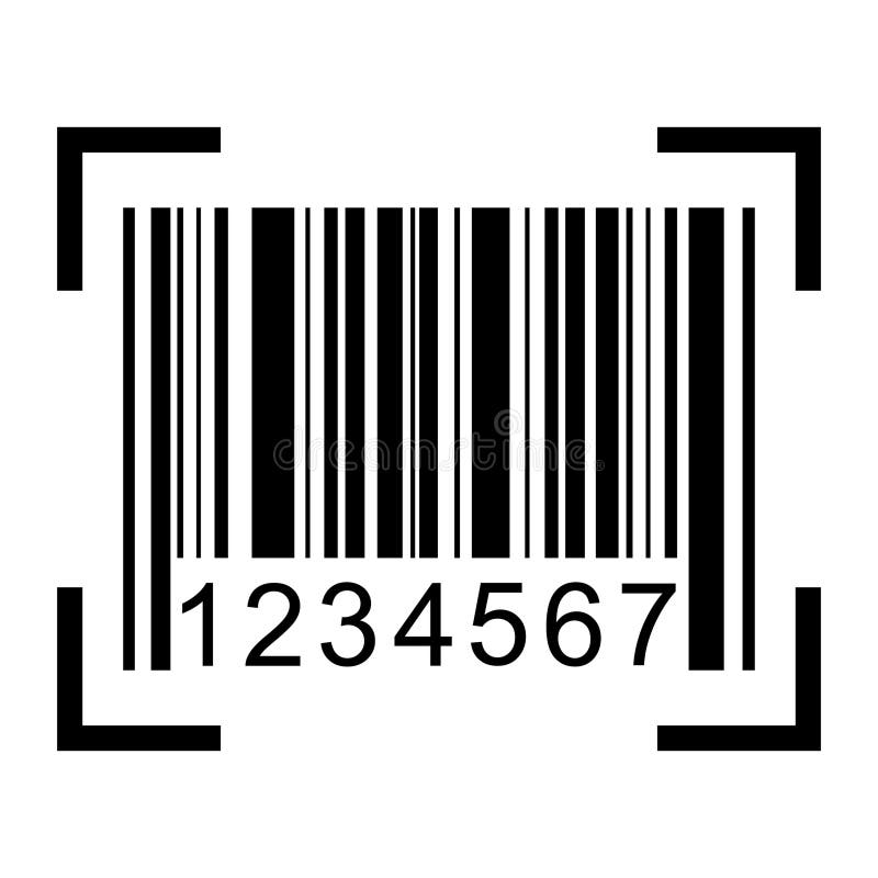 Barcode Vector Icon. Bar Code for Web Flat Design Stock Vector ...