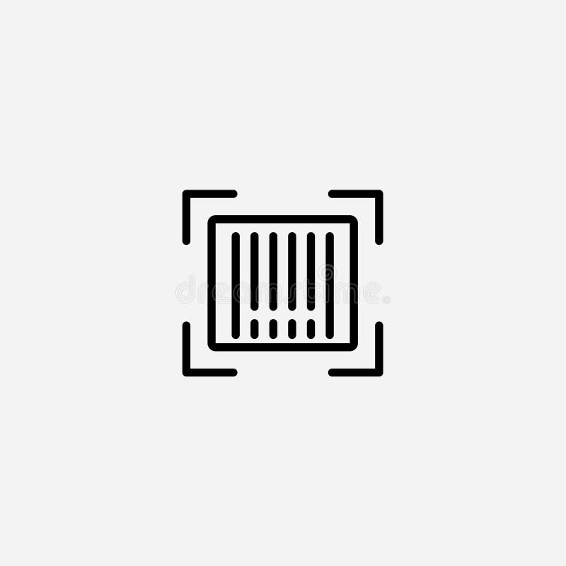 Barcode Vector Icon Sign Symbol Stock Vector - Illustration of money ...