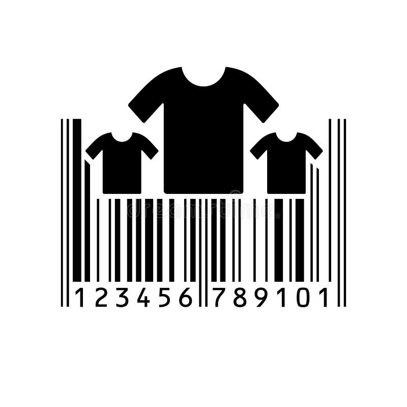 Barcode Clothes Stock Illustrations – 206 Barcode Clothes Stock ...