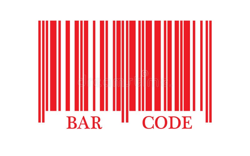 Barcode Vector Isolated Logo Stock Vector - Illustration of logo ...