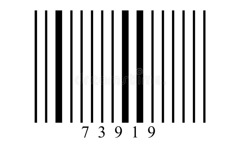 Barcode.Barcode Vector.a Simple Black Barcode Like it is Used on Nearly ...