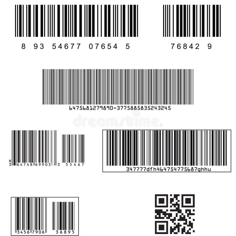 Supermarket Barcodes Stock Illustrations – 342 Supermarket Barcodes ...