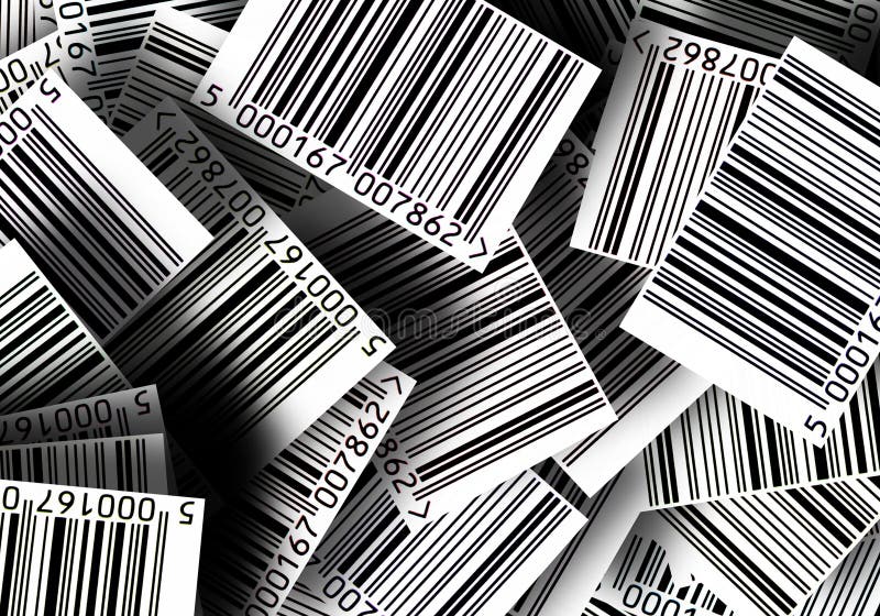 Barcodes background stock illustration. Illustration of code - 450615