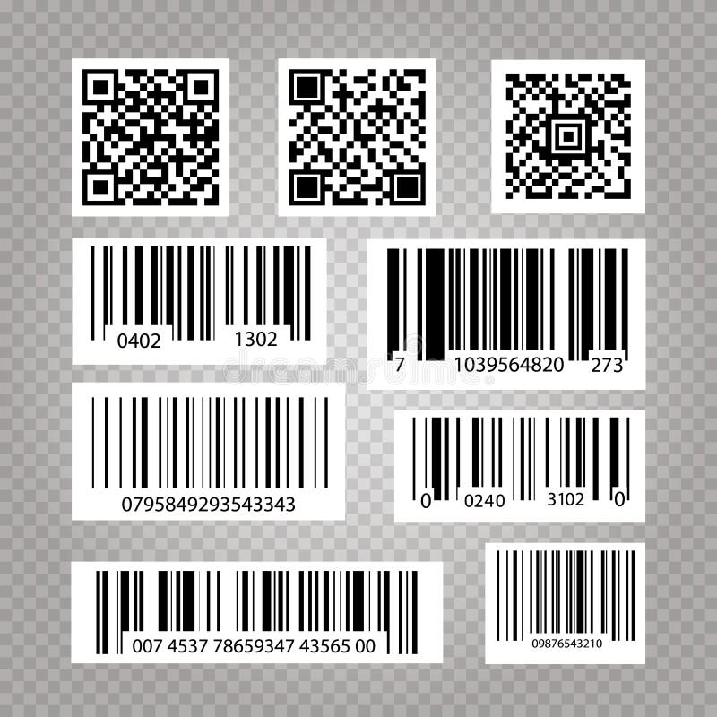 Standardbarcodes Und Verschiffenbarcode Stock Abbildung - Illustration ...