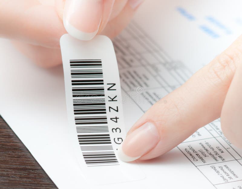 Barcoding invoice stock photo. Image of office, modern - 45322856