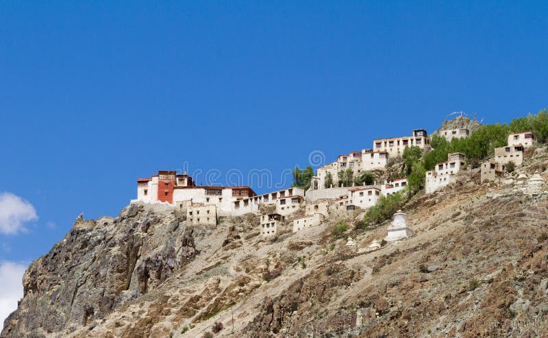 Bardan Monastery Panorama at Sunny Day Stock Image - Image of gompa ...