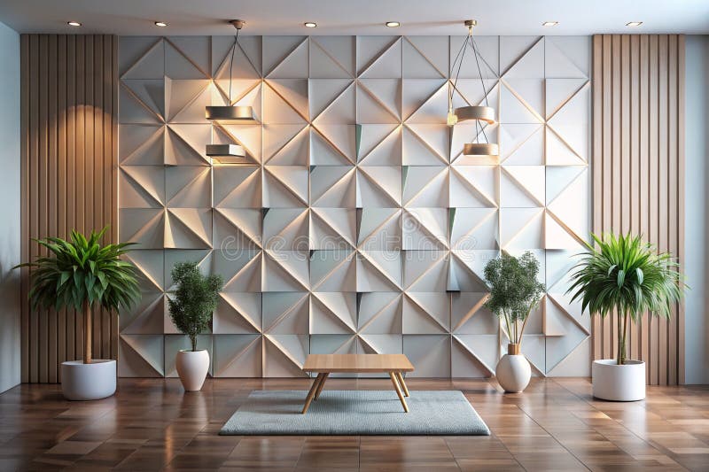 Bare Bones Geometric Backdrop Ideal for Highlig Stock Illustration ...