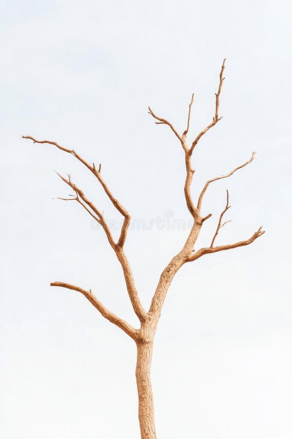 Bare Branches Reach for the Sky, Reflecting the Struggle for Growth in ...