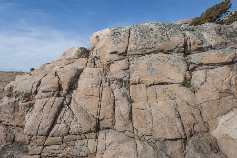 Bare Cliff Granite Background Stock Photo - Image of boulder, rock ...