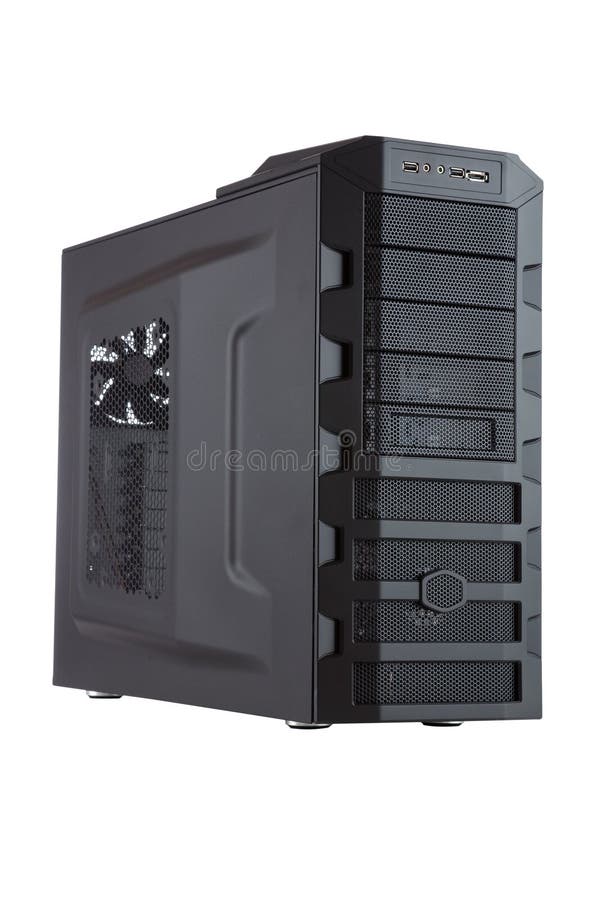 Desktop PC Computer case stock image. Image of broken - 11939041