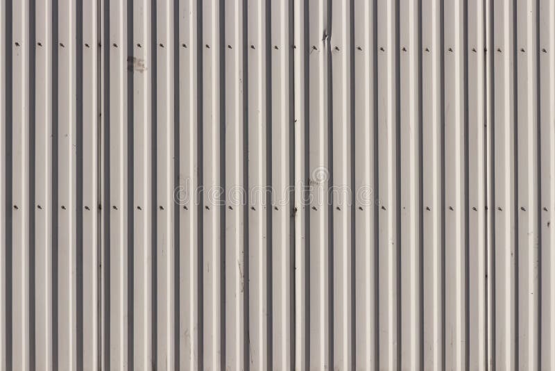 Bare Corrugated Steel Fence Stock Photo - Image of grunge, background ...