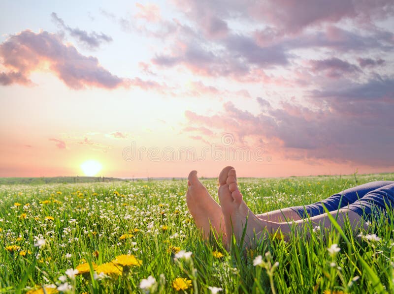 239 Bare Feet Spring Grass Flowers Stock Photos - Free & Royalty-Free ...