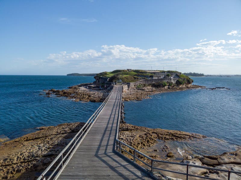 Bare Island Fort in Australia Stock Image - Image of seascape, south ...