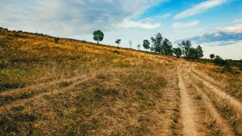 Bare Landscape, Far Away from Trees Stock Image - Image of nature, tree ...