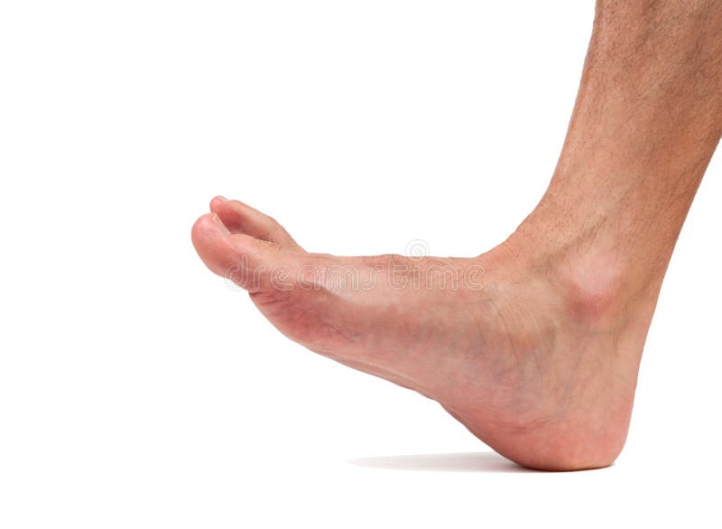 Bare male foot walking stock photo. Image of clean, healthy - 63474218