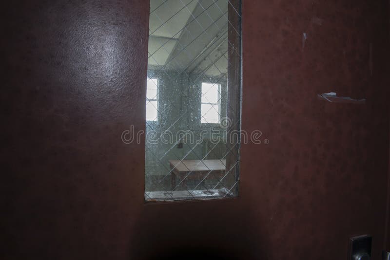 Cot in empty room stock photo. Image of institution, asylum - 53928896