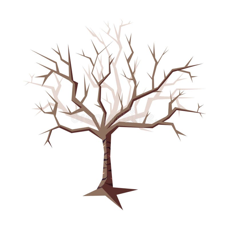 Bare Tree Icon stock illustration. Illustration of decorative - 267473631
