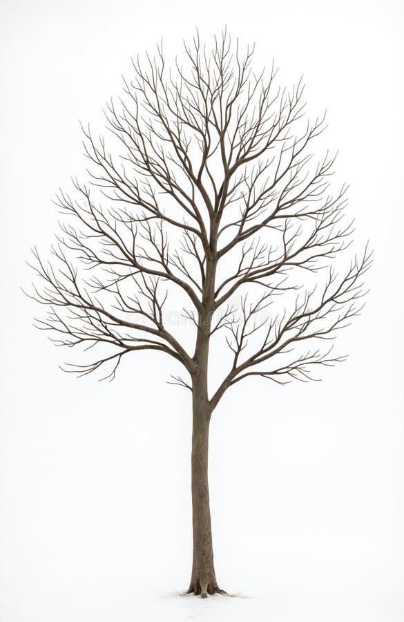 Bare Tree Illustration on Transparent Background for Ecological ...