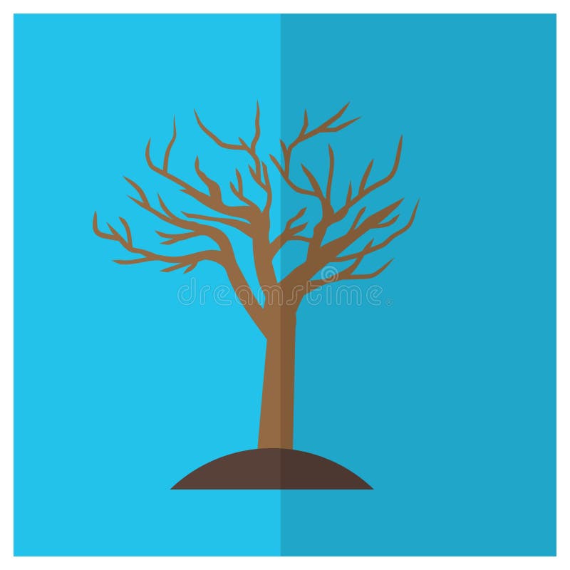 Bare Tree. Vector Illustration Decorative Design Stock Vector ...