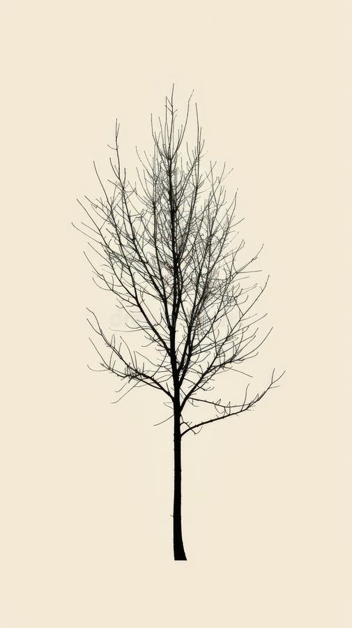 Bare Tree in Winter stock photo. Image of chill, growth - 326751390