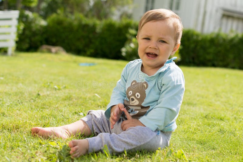 The Barefoot Boy Rests on the Grass Stock Image - Image of crying ... The Barefoot Boy Rests on the Grass Stock Image - Image of crying ...