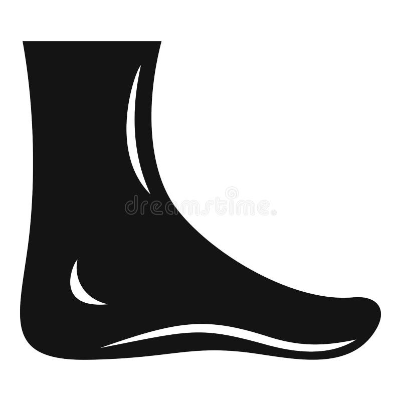 Barefoot Icon in Filled, Thin Line, Outline and Stroke Style. Vector ...