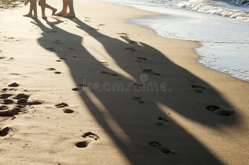 Barefoot people stock photo. Image of beach, trace, walk - 87378042