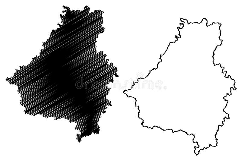 Bareilly District Uttar Pradesh State, Republic of India Map Vector ...