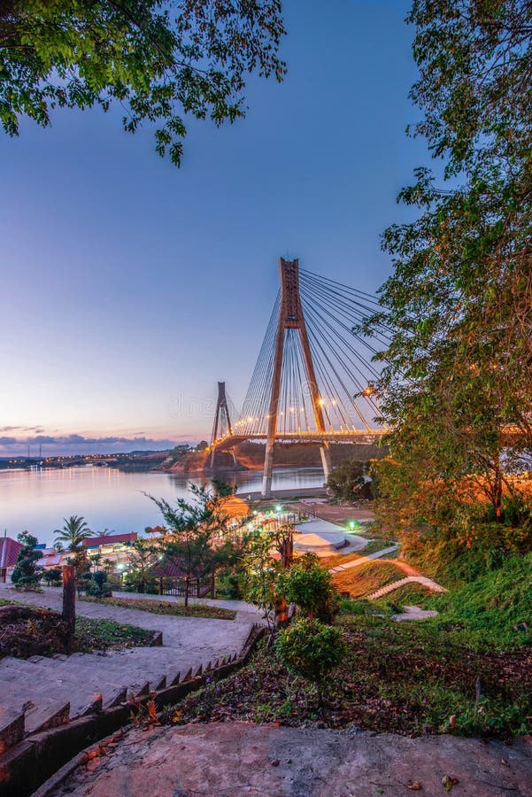 Barelang Batam Bridge Wonderful Indonesia Stock Image - Image of riau ...