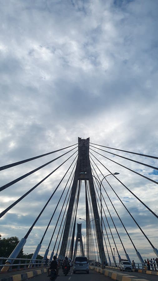 Barelang Bridge Batam City stock photo. Image of sunlight - 263258970