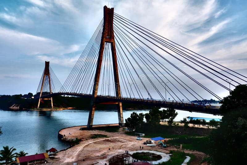 Barelang Bridge of Batam, Indonesia Stock Photo - Image of batam, barr ...
