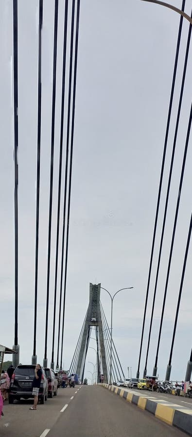 Barelang Bridge editorial image. Image of lighting, bridge - 262879010