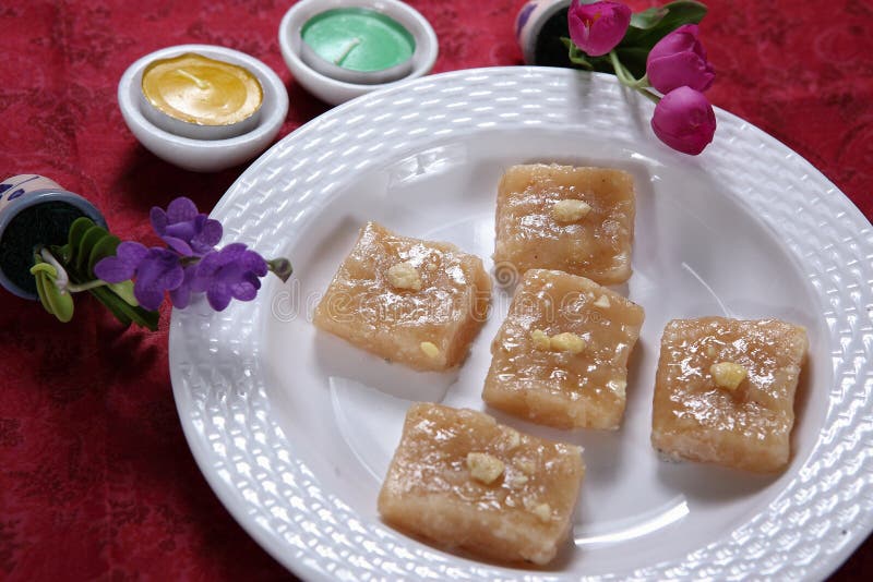 Barfi Del Pan, Postre Del Pan Imagen de archivo - Imagen de ...