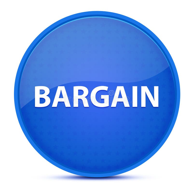 Bargain Aesthetic Glossy Blue Round Button Abstract Stock Illustration ...