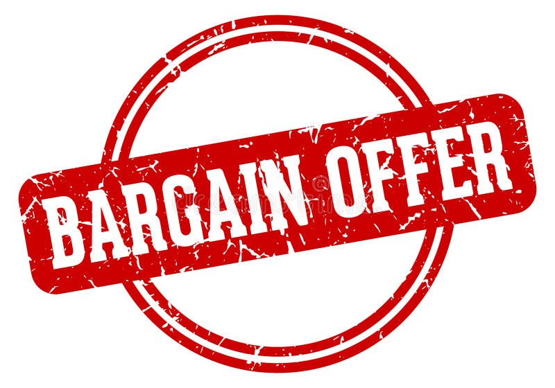 Bargain offer stamp stock vector. Illustration of seal - 347663163