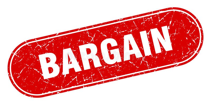 Bargain Sign. Bargain Circular Band Label. Bargain Sticker Stock Vector ...
