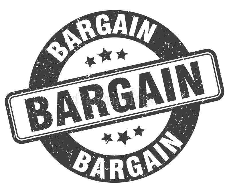 Bargain Stamp. Bargain Label. Round Grunge Sign Stock Vector ...