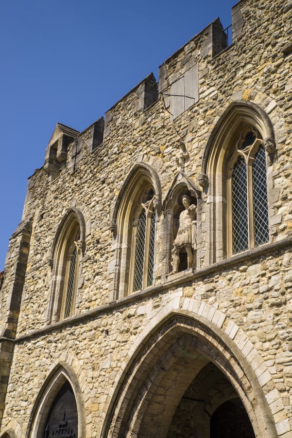 Bargate in Southampton stock image. Image of gatehouse - 72667989